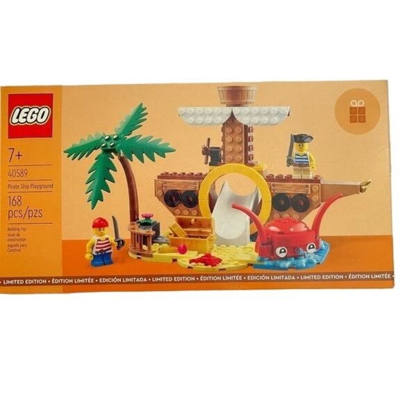 Lego | Toys | Lego 4589 Pirate Ship Playground Minifigs Slide Crab ...